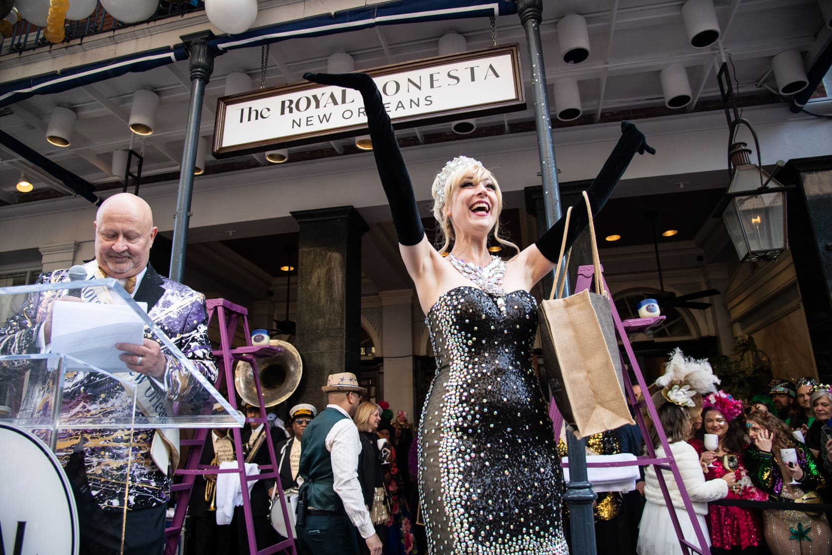 Greasing Of The Poles Kicked Off Mardi Gras Weekend