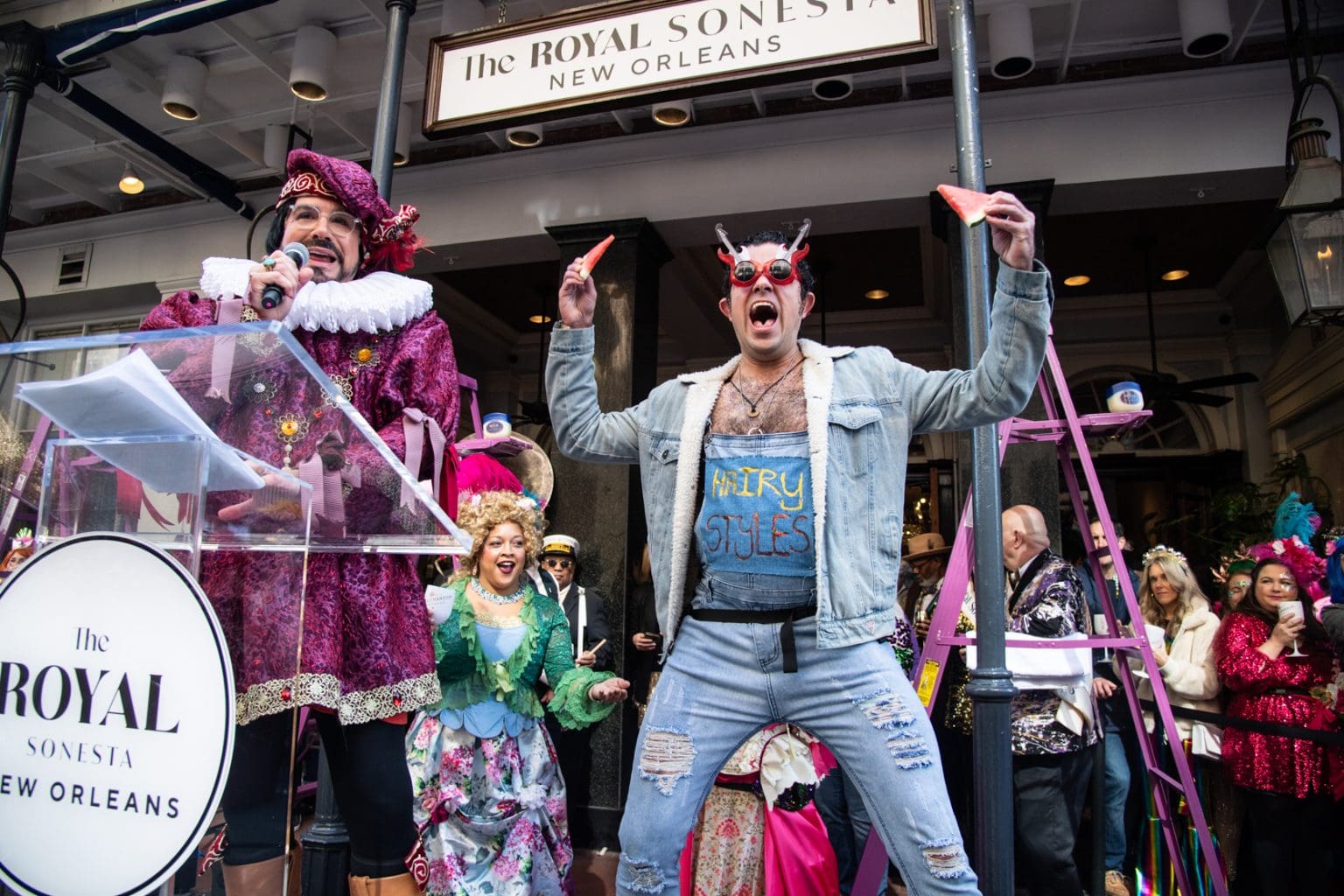Greasing Of The Poles Kicked Off Mardi Gras Weekend