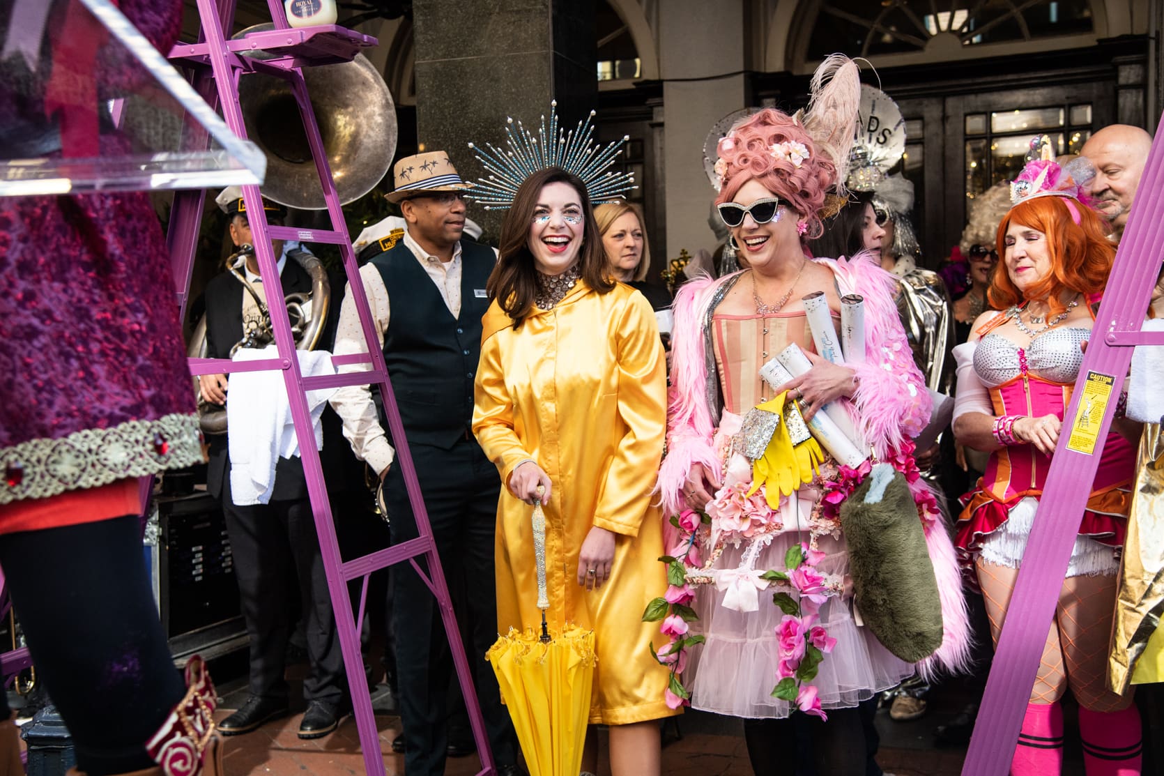 Greasing Of The Poles Kicked Off Mardi Gras Weekend
