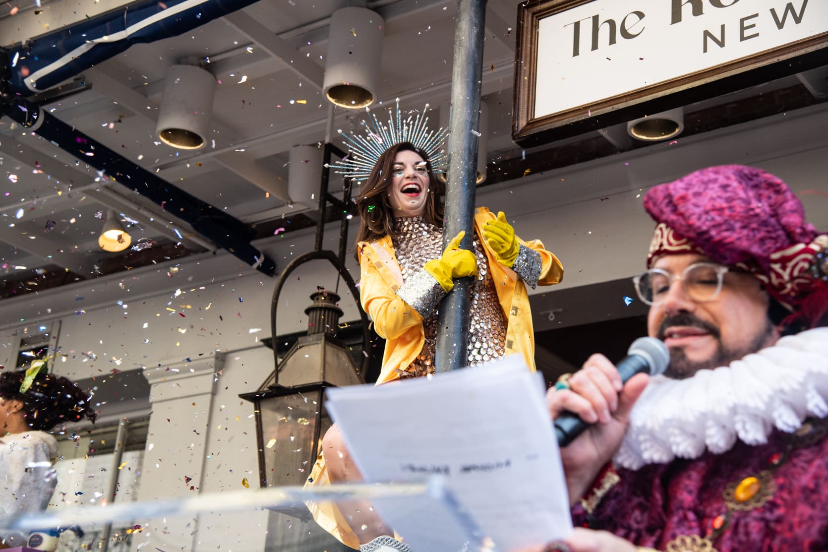 Greasing Of The Poles Kicked Off Mardi Gras Weekend