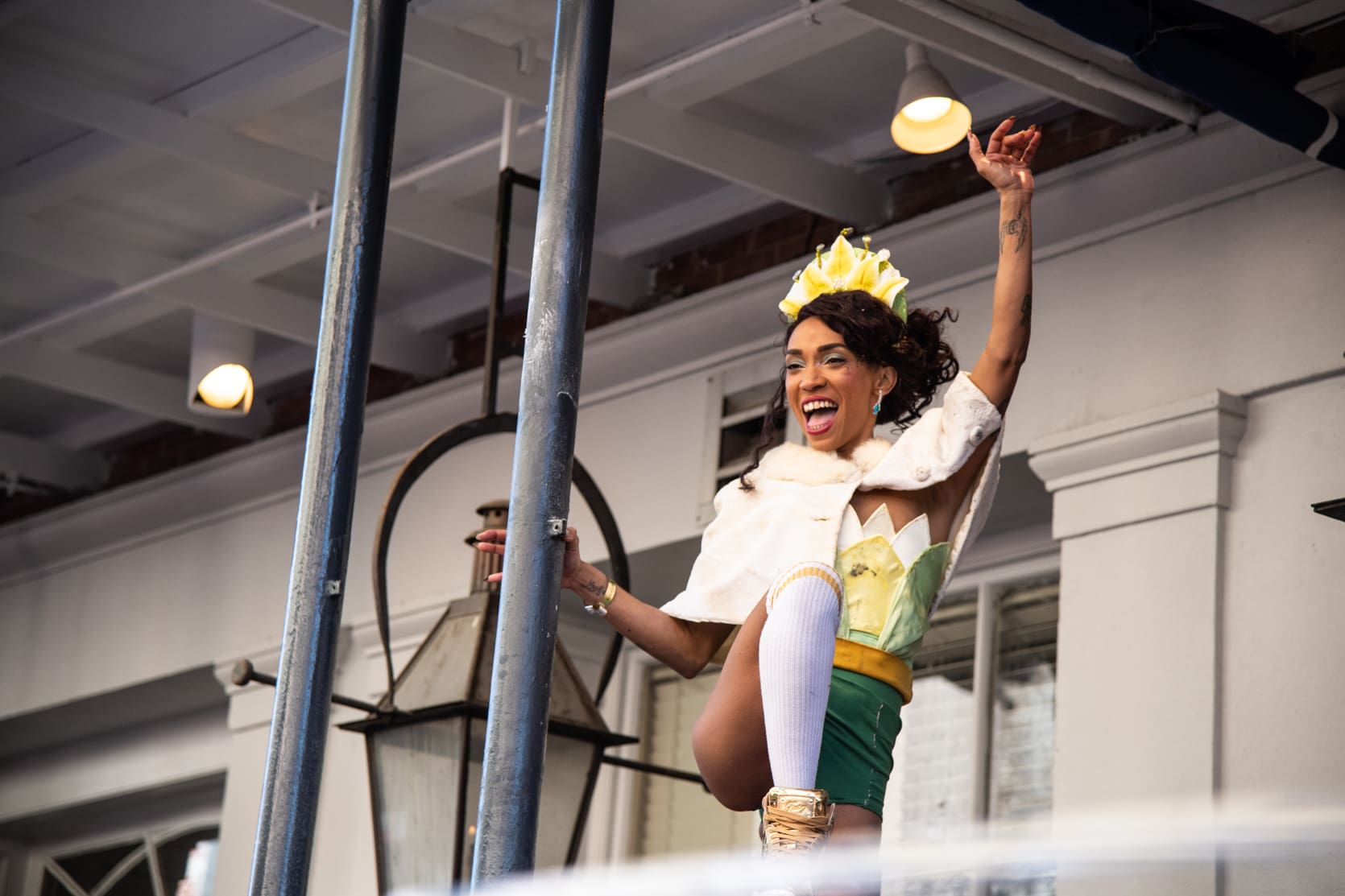 Greasing Of The Poles Kicked Off Mardi Gras Weekend