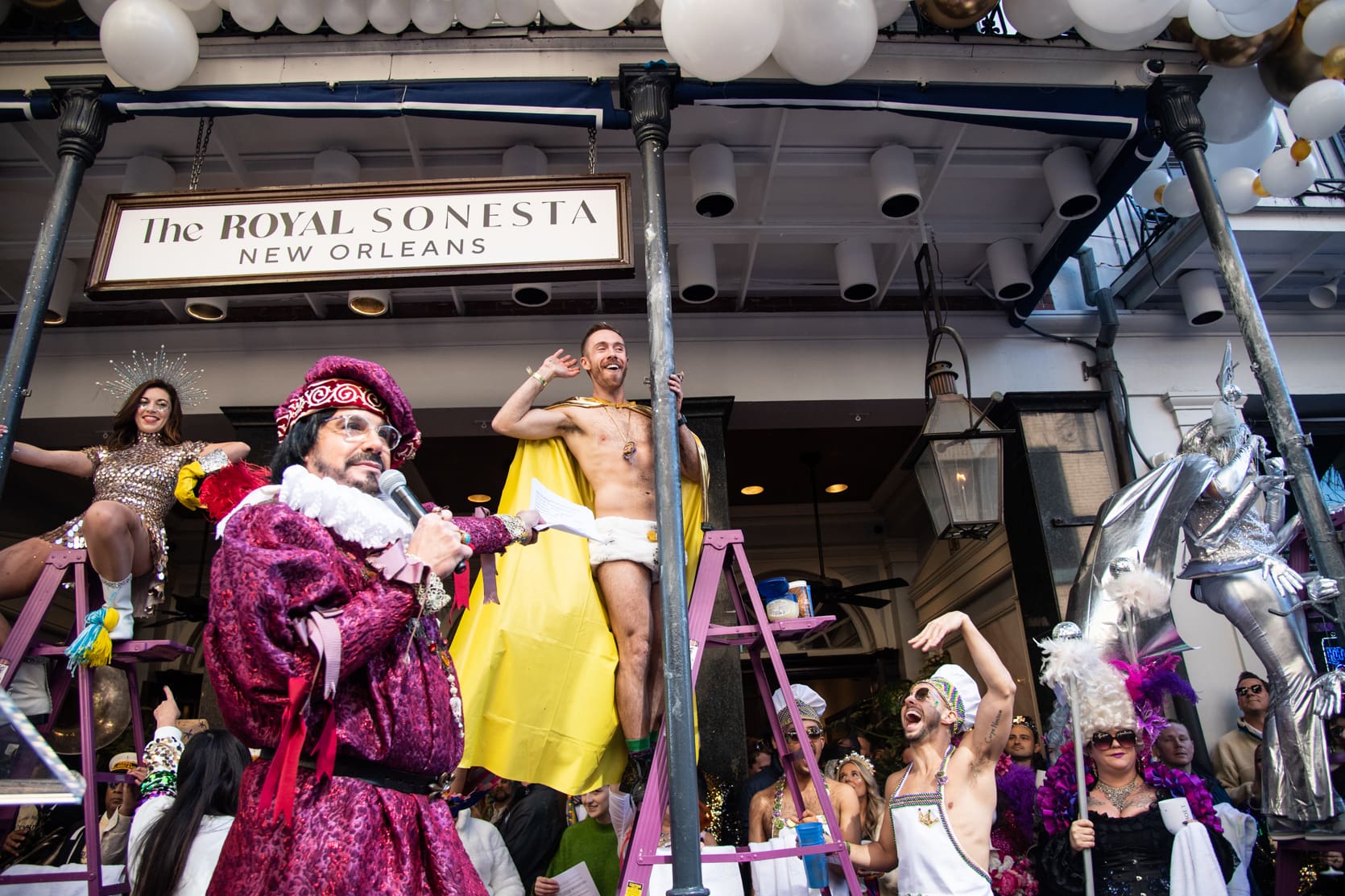 Greasing Of The Poles Kicked Off Mardi Gras Weekend