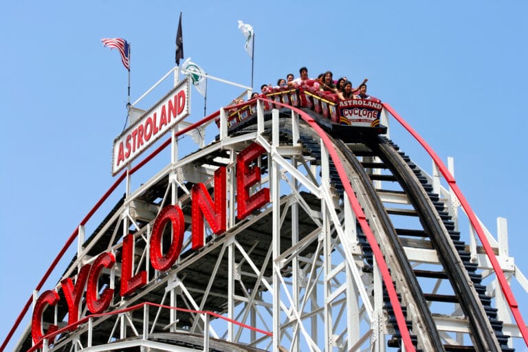 CYCLONE ROLLER COASTER REOPENS