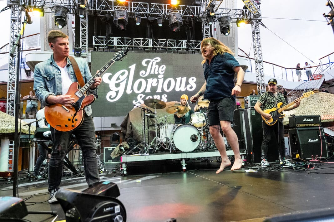 Backstage with The Glorious Sons
