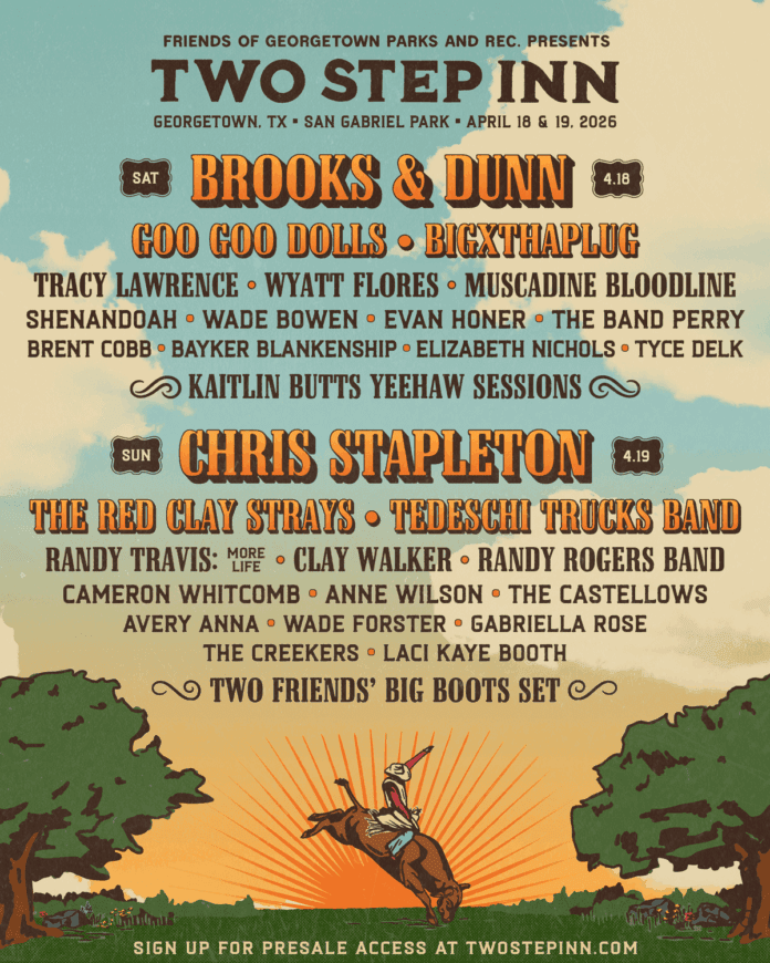 Chris Stapleton and Brooks & Dunn Top The Bill for Two Step Inn